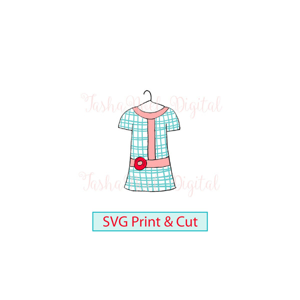 GoGo Dress SVG - Print and Cut – TashaNoel